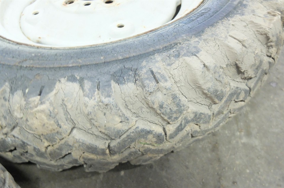 62 - 65 Early Ford 4000 Tractor 801 901 front wheels rims and tires | eBay