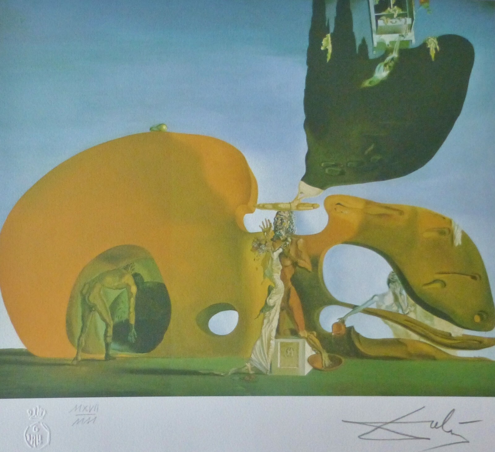 SALVADOR DALI The Birth of Liquid Desires HAND NUMBERED SIGNED ...