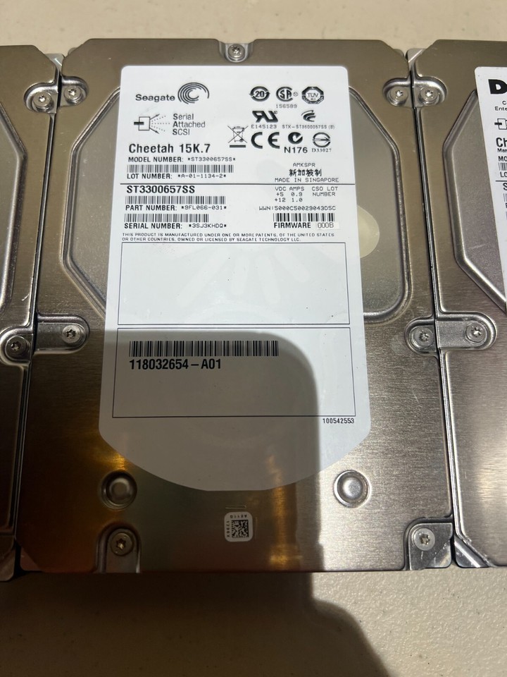 ST3300657SS 300GB 15K 3.5" SAS 6GB/s HDD | eBay