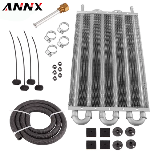 6 Rows Aluminum Remote Transmission Oil Cooler/Auto-Manual Radiator ...