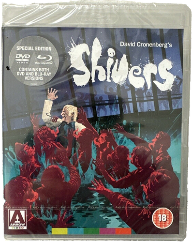 FACTORY SEALED Shivers Arrow Video Blu-ray/DVD Reg B/2 Horror ...