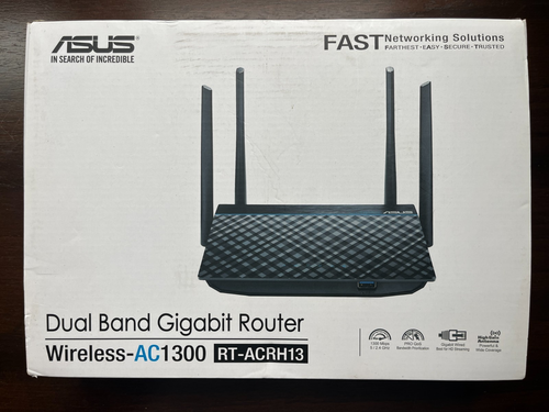 ASUS Router Wireless Dual Band Gigabit AC1300 Fast Lag Free Streaming ...