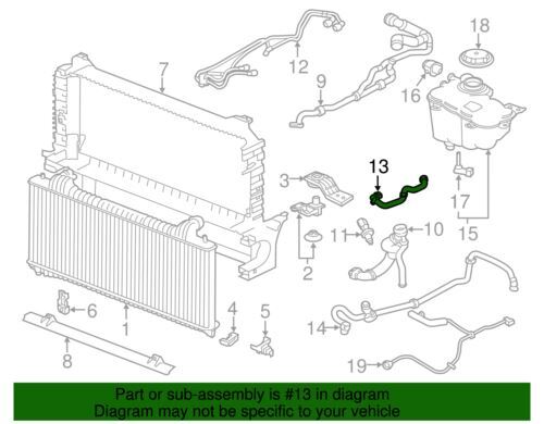 Genuine Jaguar XF Lower Hose T2H3414 for sale online | eBay
