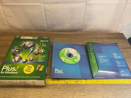 Vintage Microsoft Plus! for Windows XP – Complete Retail Package with ...