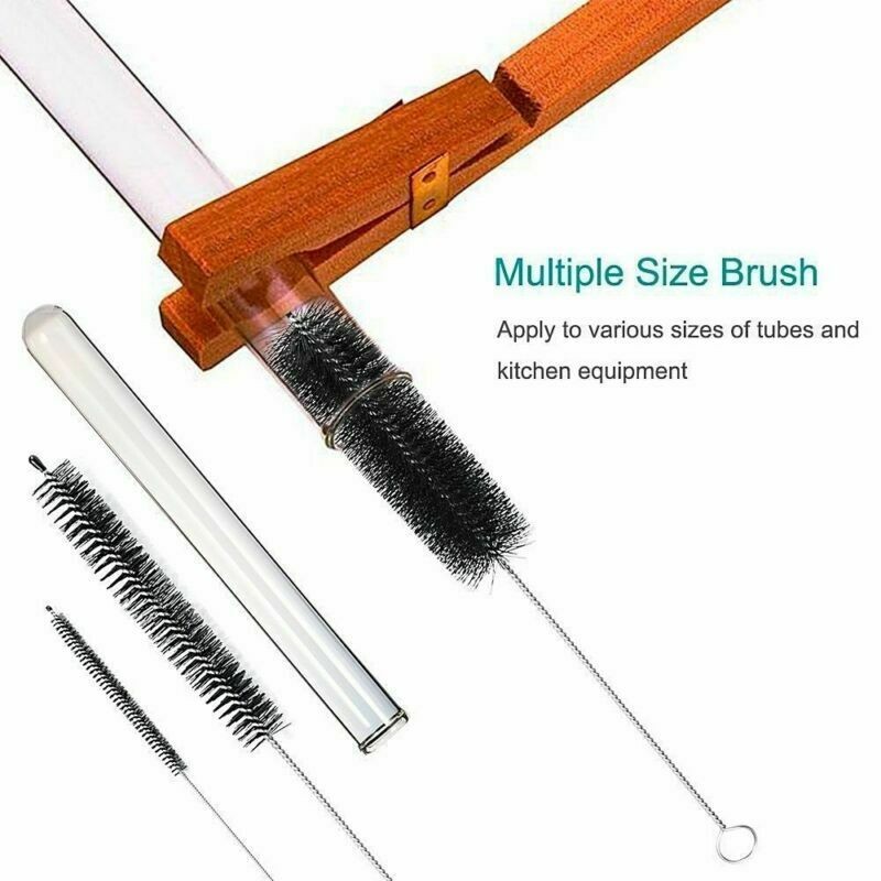 10Pcs Lab Brush Set For Pipe Cleaner Test Tube Glassware Bottle Tubing ...