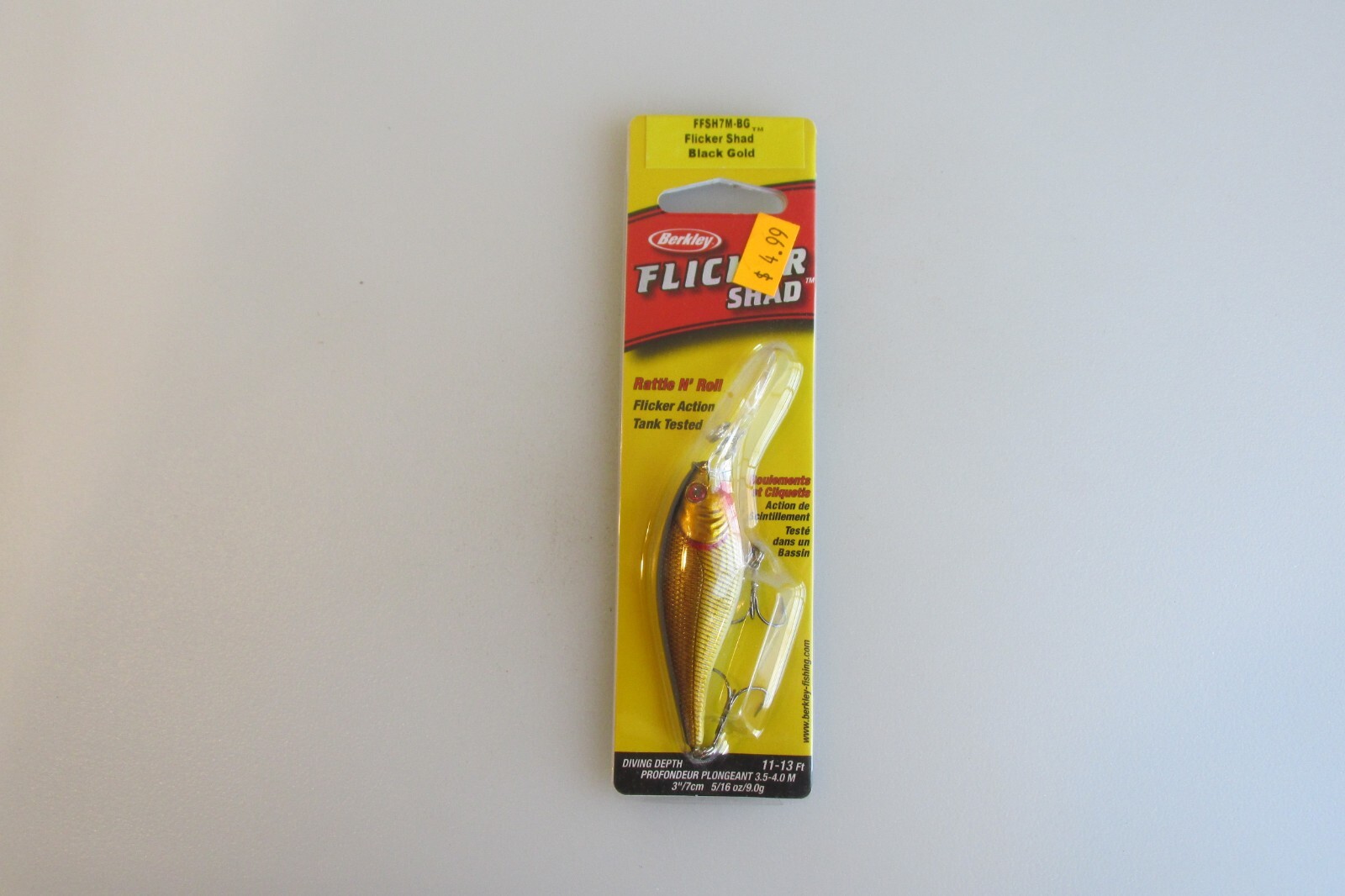 Drawer #17 Berkley Flicker Shad Size 7 Black Gold Color New In Package ...