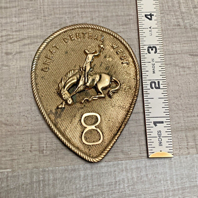 Boy Scout Region Eight Paper Weight Rodeo Horse BRASS | eBay