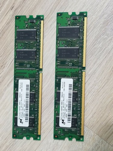 2 - 128mb DDR 400 CL3 PC3200U-30331-C1 Micron RAM Memory | eBay