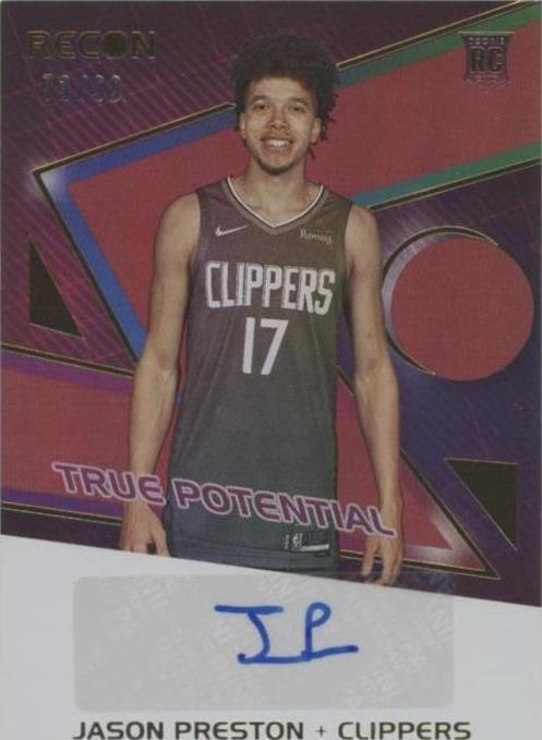 2021-22 Panini Recon - True Potential Signatures Jason Preston #TPS-JSP ...