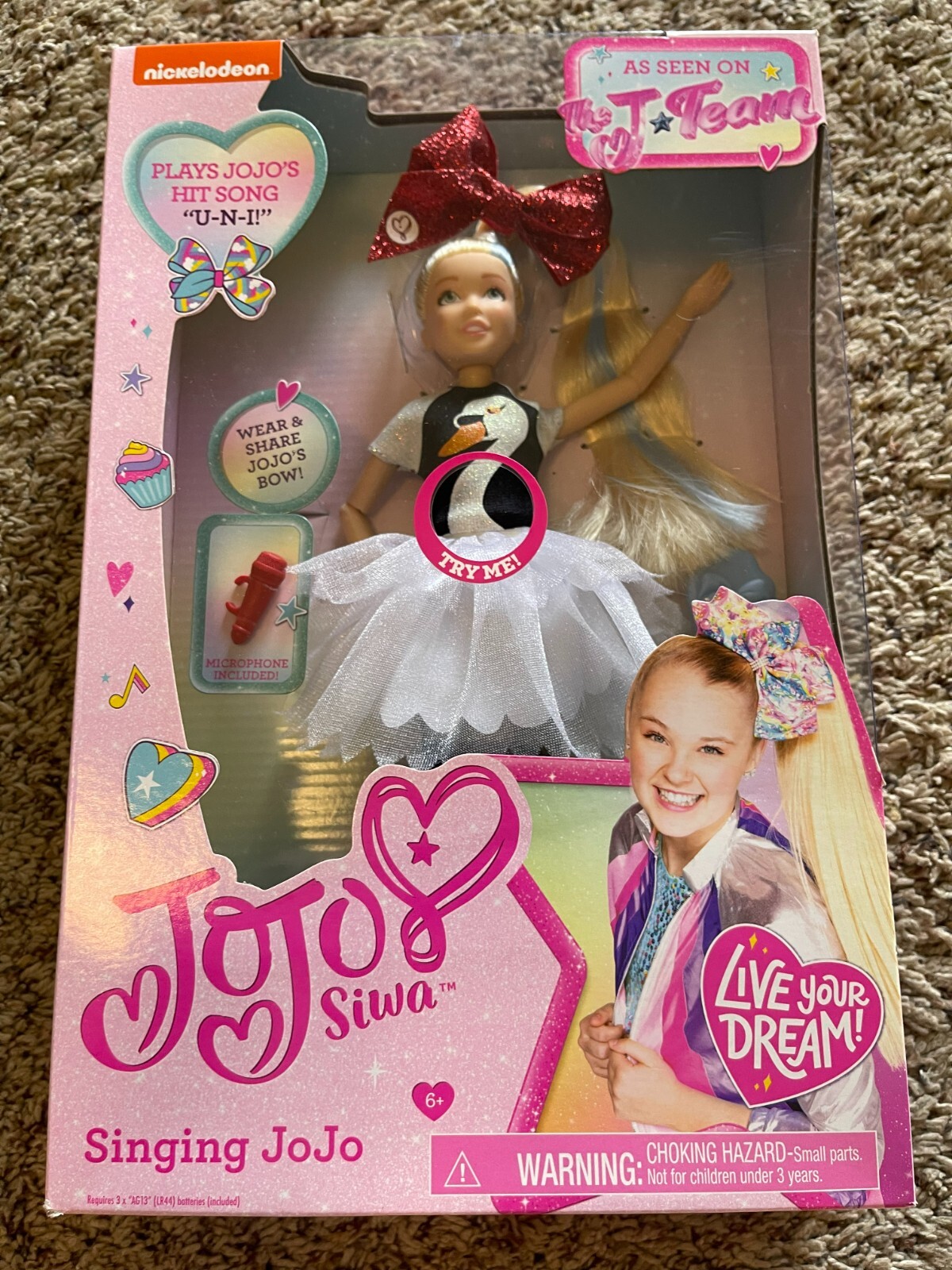 JoJo Siwa Singing Doll with Accessories by Just Play Nickelodeon Sings ...