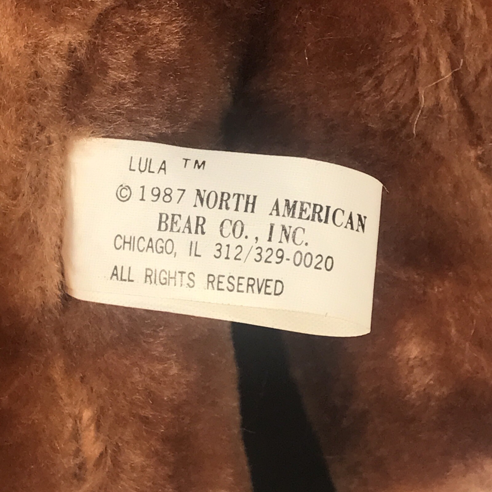 Vintage 1987 North American Bear Co "Be-Bop" and "Lula" Performer Bears ...