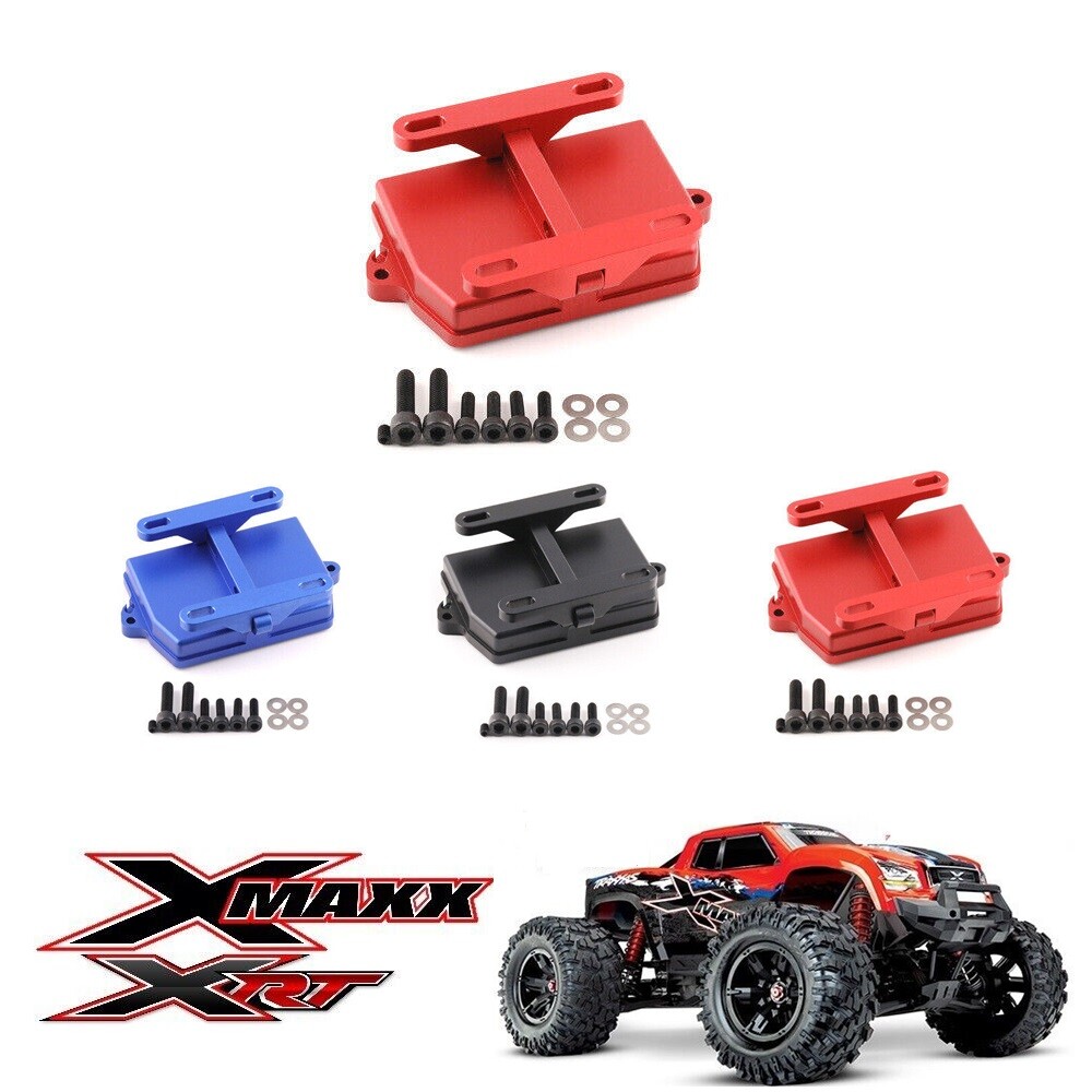 Upgrade Alloy Receiver Box Cover ESC Bracket for TRAXXAS 1/5 X-MAXX 1/6 ...
