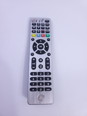 General Electric 33709 4 Device Universal Remote Control - Silver ...