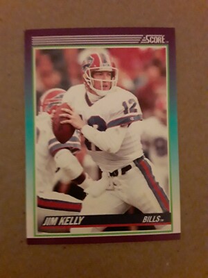 1990 Score Jim Kelly football card #112. Buffalo Bills. HOF. | eBay