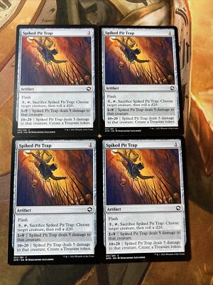 x4 Spiked Pit Trap AFR MTG 251/281 COMMON M/NM 4x | eBay
