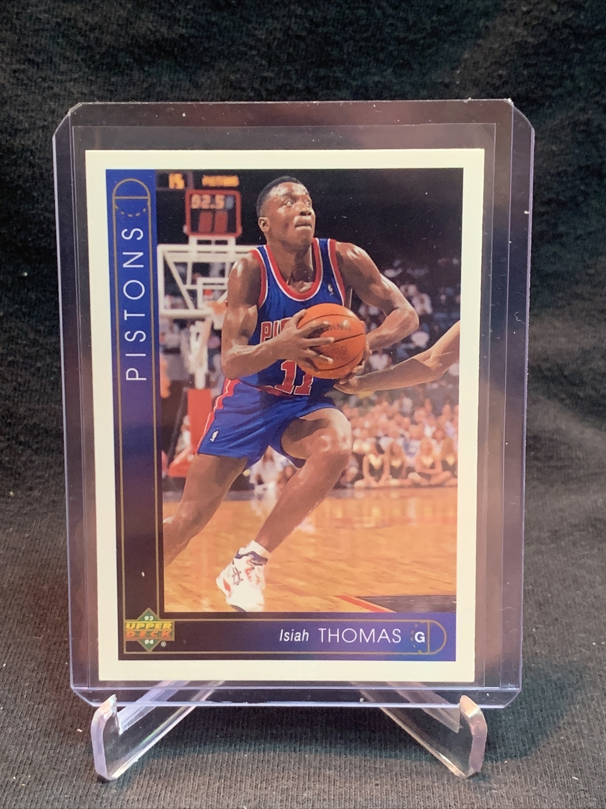 1993-94 UPPER DECK BASKETBALL CARD # 264 ISIAH THOMAS Detroit Pistons ...