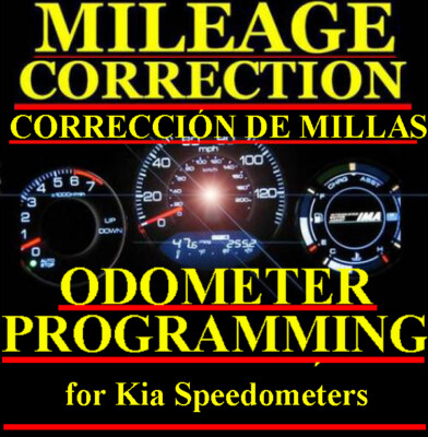 Kia Speedometer Instrument Gauge Cluster Mileage Odometer PROGRAMMING ...