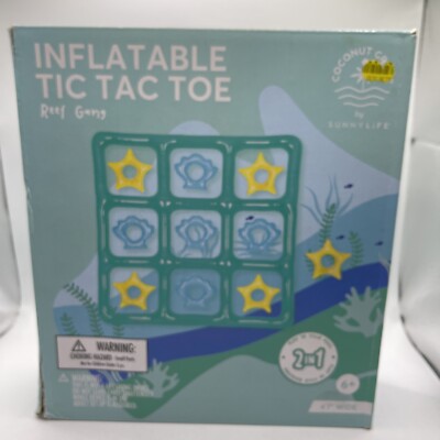 Coconut Grove by Sunnylife Inflatable Tic Tac Toe Reef Gang Summer Pool ...