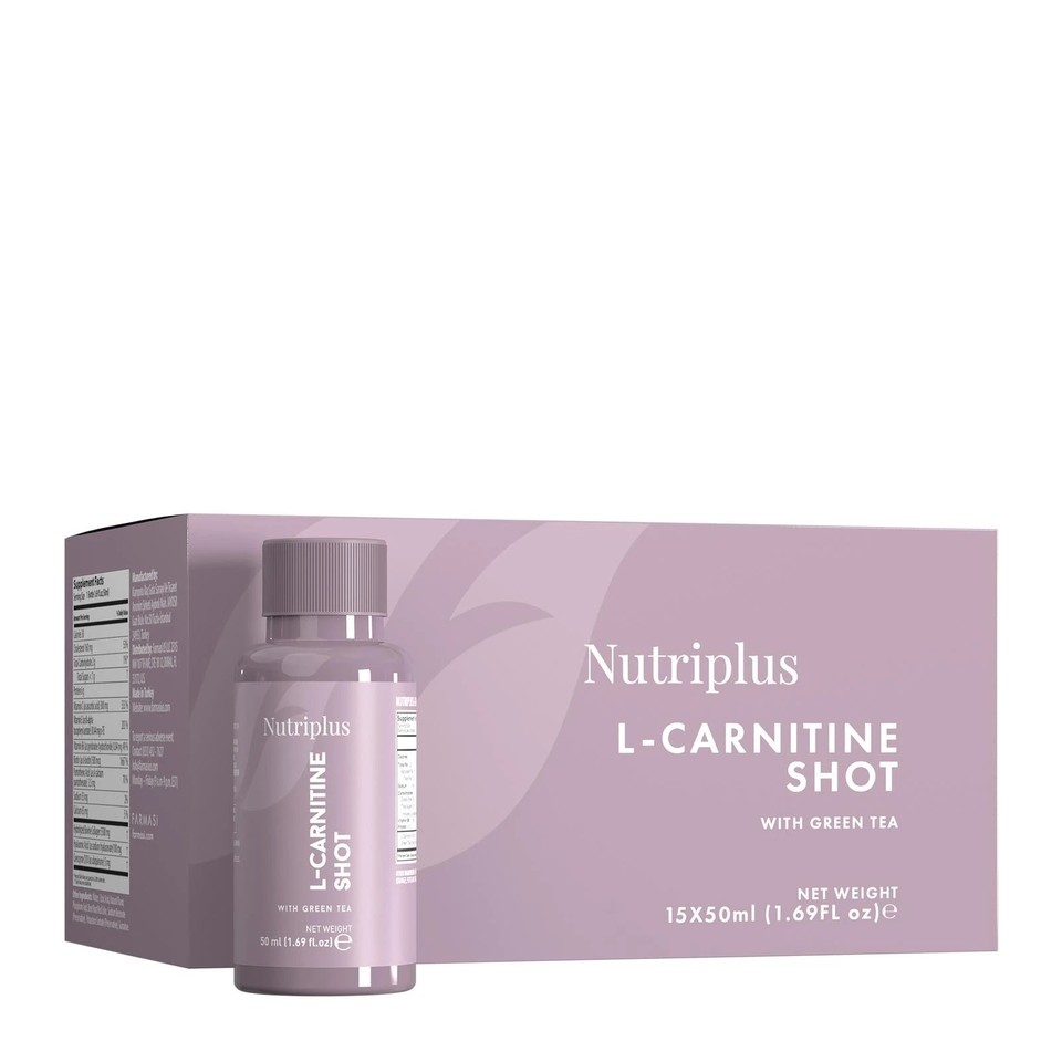 Farmasi Nutriplus L-Carnitine Shot with Green Tea 15 Sachets (50ml Each ...