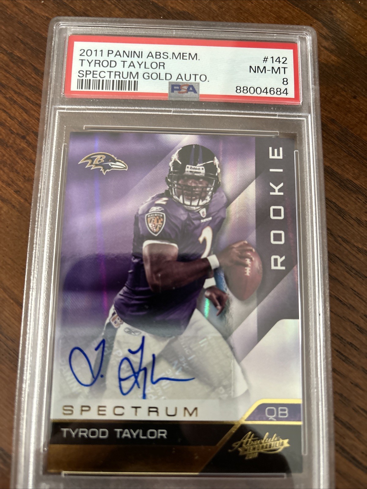 2011 Panini Absolute Memorabilia - Rookie Tyrod Taylor #142 Spectrum ...