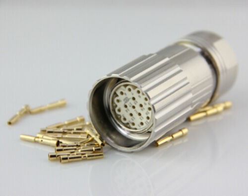 M23 encoder connector M623 signal female plug 6/7/9/9X/12/17/19P | eBay