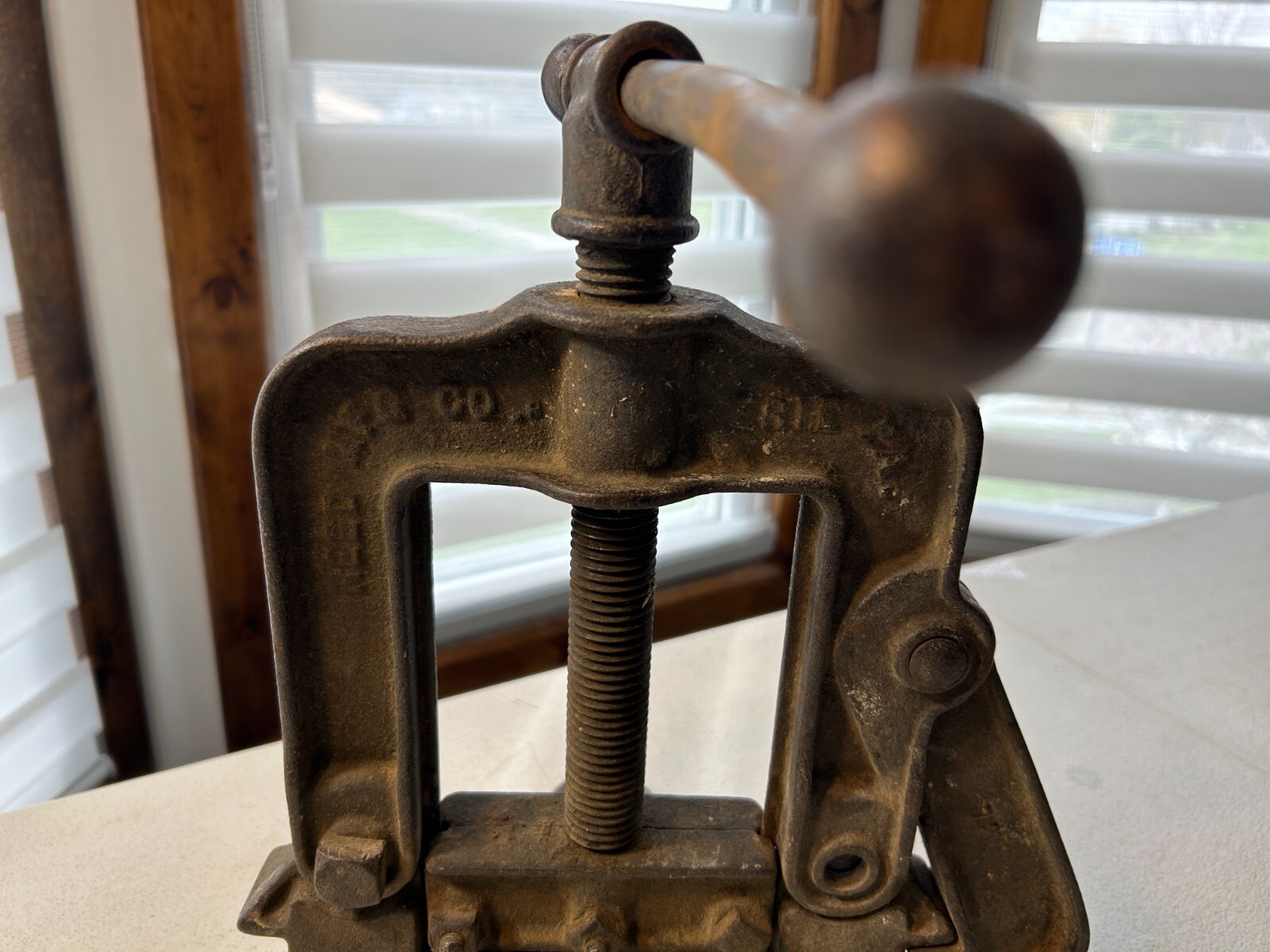 Vintage Reed Manufacturing Co Pipe Vise No 72 Large Heavy Erie PA | eBay