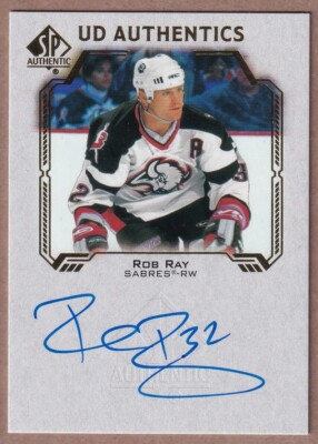 2021-22 SP Authentic UD Authentics Autographs #UDARR Rob Ray AUTO ...