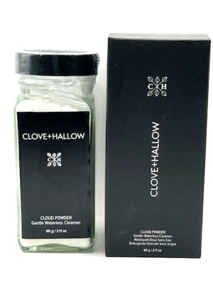 CLOVE+HALLOW CLOUD POWDER Gentle Waterless Cleanser 60 g | eBay