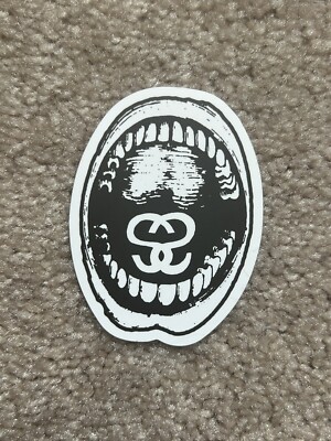 Open Mouth Unique Logo Sticker Bomb Vinyl Laptop Waterbottle Luggage ...