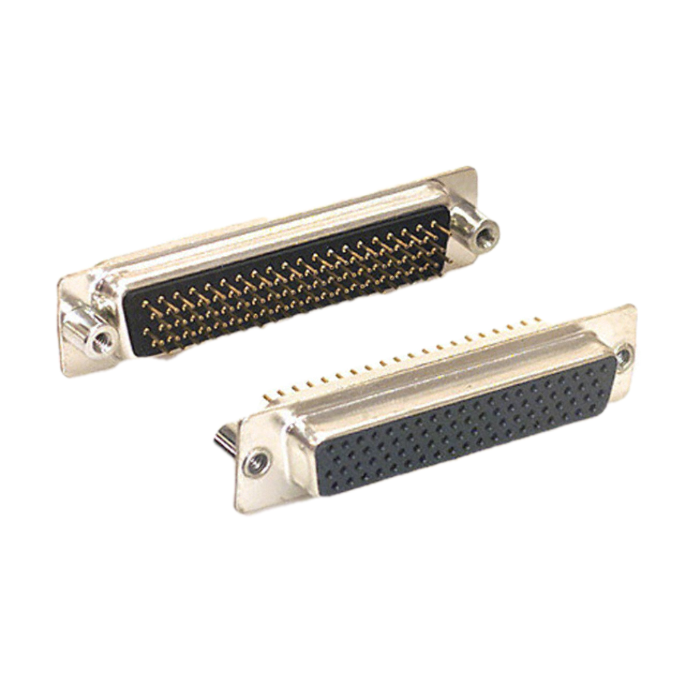 Pack of 2 180-078-213R021 D-Sub High Density Connectors 78P Fem Vt Dip ...