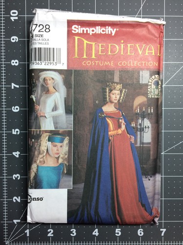 Simplicity #8728 ~ Pattern Medieval Headpiece Crown Hat ~ One Size ~ FF ...