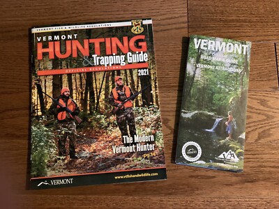 2021 Vermont Hunting and Trapping Guide + Road Map and Guide | eBay