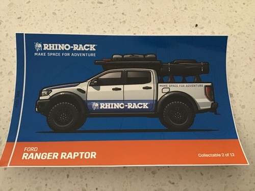 Rhino rack STICKER,4x4 4WD CARS TRUCKS MOTORCYCLE SUSPENSION Ford range ...