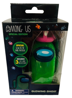 Among Us Special Edition Glowing Ghost Crewmate 6 in. Glow-in-the-Dark ...