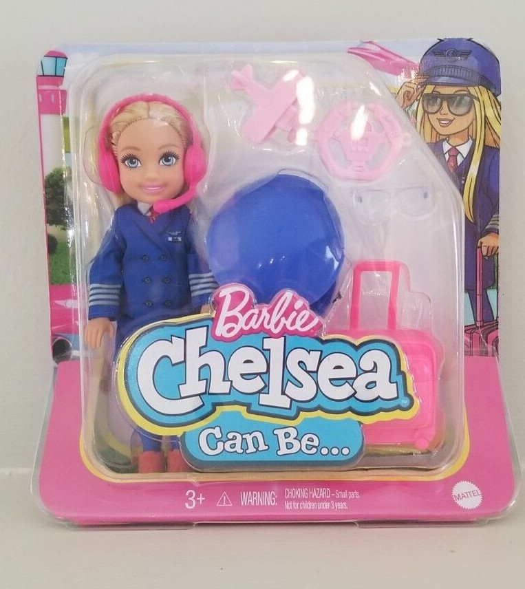 Mattel Barbie Chelsea Can Be Pilot Doll Play Set Gtn90 for sale online ...