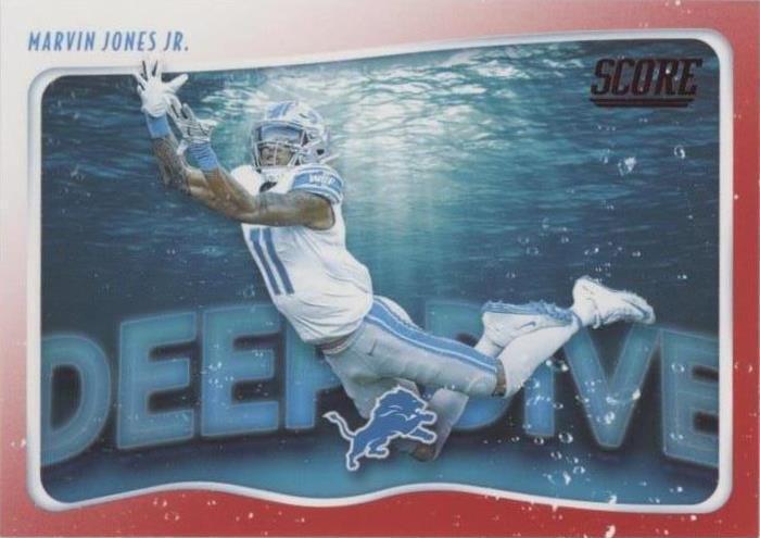 2020 Score - Deep Dive Marvin Jones #DD-MJ Red for sale online | eBay