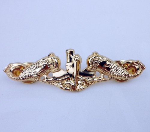 2 US Navy Submarine Warfare Officer Badge U.S. Navy Submarine Dolphins ...