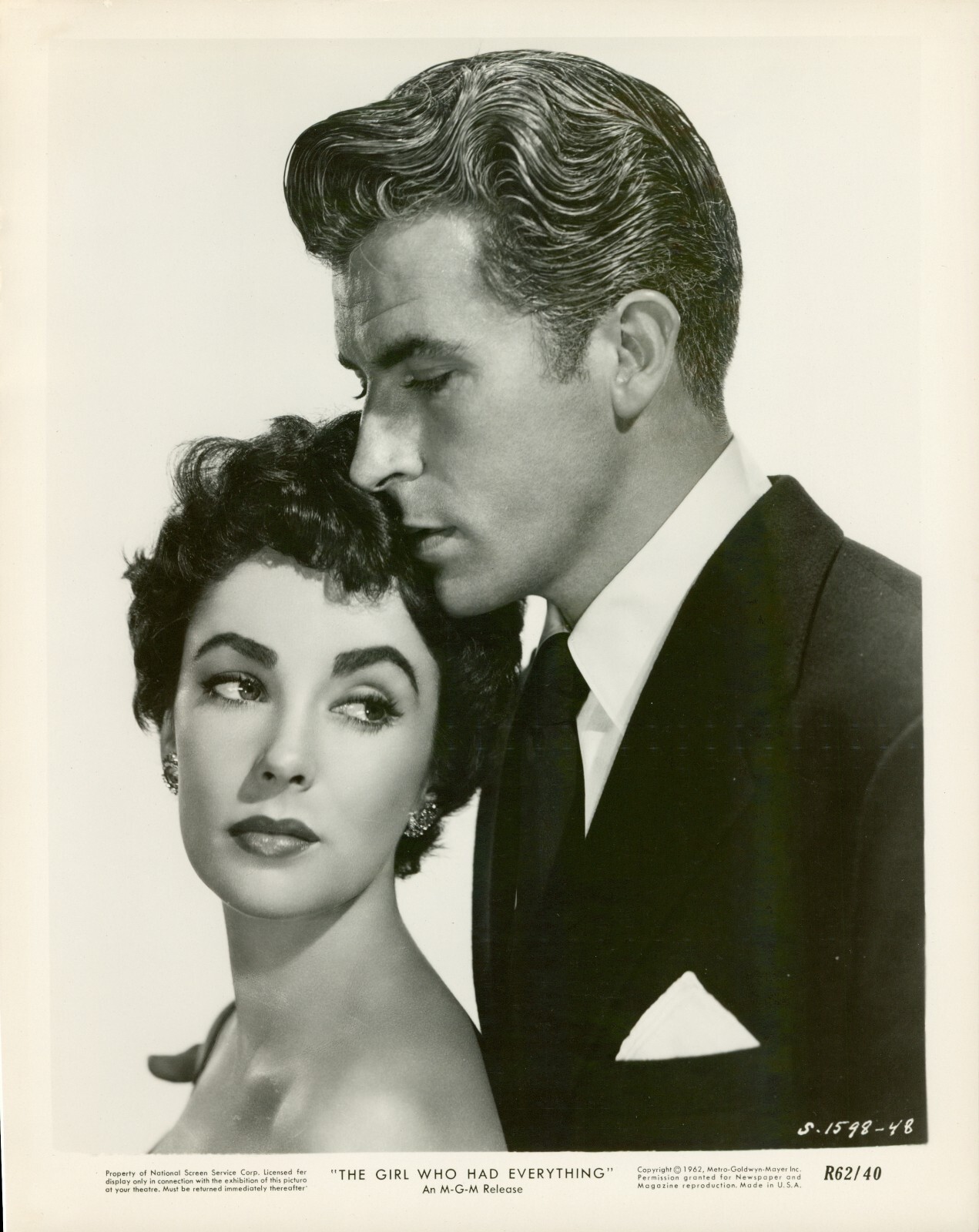 Elizabeth Taylor Fernando Llamas Girl Who Had Everything 1953 Vintage ...