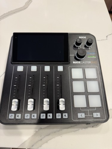 Rode RODECaster Duo Streaming Mixer - Black (USB-C And Power Cable ...