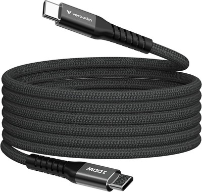 VERBATIM CABLE USB-C/USB-C 100W NOIR | eBay