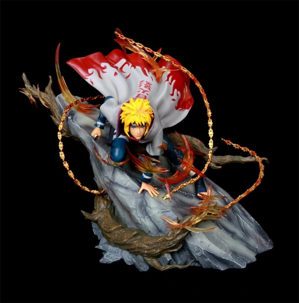 Anime NARUTO Namikaze Minato Figure PVC Model Toy Gift New no Box 24cm ...