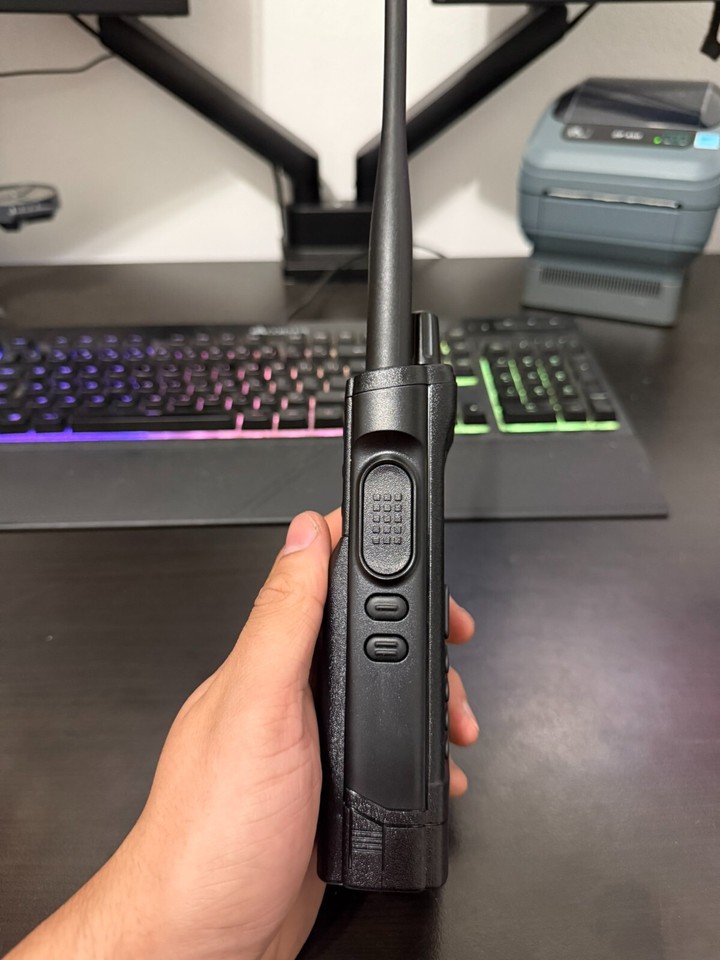 Baofeng DM-32 8W GPS Encryption All Black UHF VHF NOAA FM AM Dual Mode ...