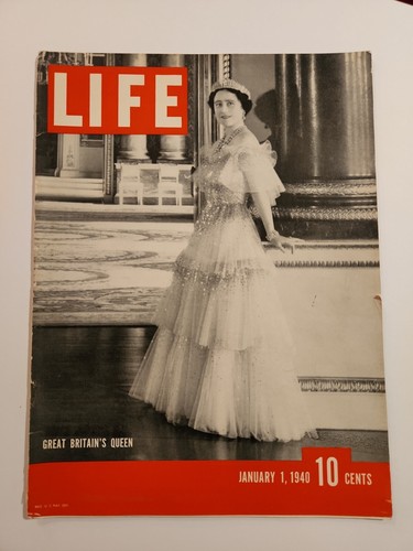 January 1, 1940 Queen Elizabeth Life Magazine Great Britain | eBay