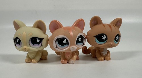 Littlest Pet Shop Crouching CAT KITTEN Lot - #649 #848 #870 RARE - LPS ...