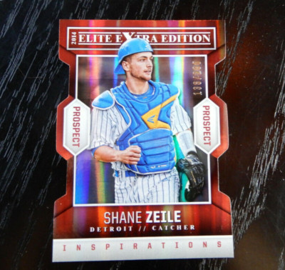 Shane Zeile 2014 Panini Elite Extra Edition Inspirations Die Cut! #138/ ...