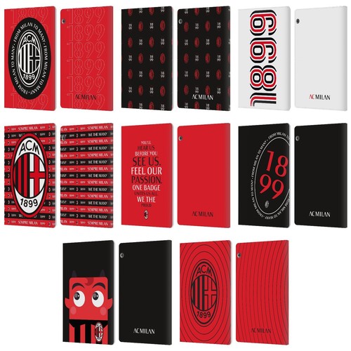 OFFICIAL AC MILAN ART LEATHER BOOK WALLET CASE COVER FOR HUAWEI XIAOMI ...
