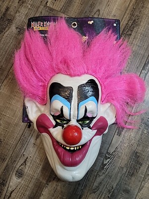 Killer Klowns From Outer Space Adult Spikey Halloween Costume Mask New ...