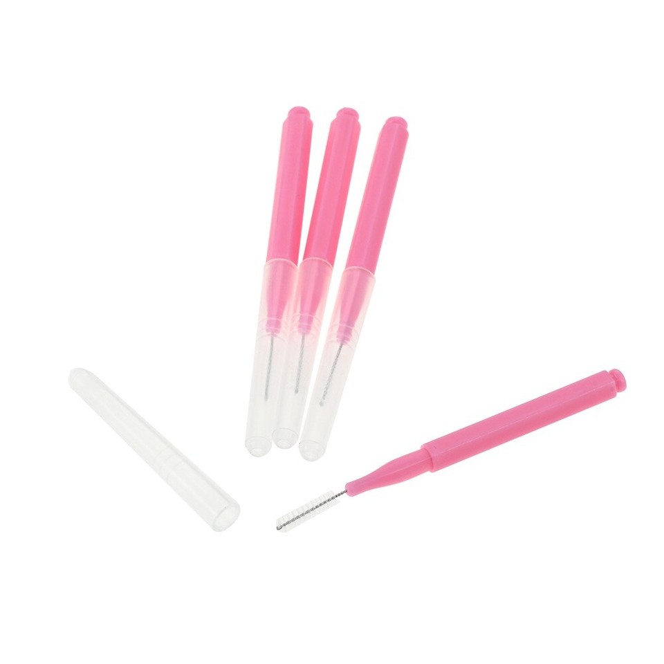 50PCS Interdental Brushes Remove Food Debris Between Teeth 11 Colour ...