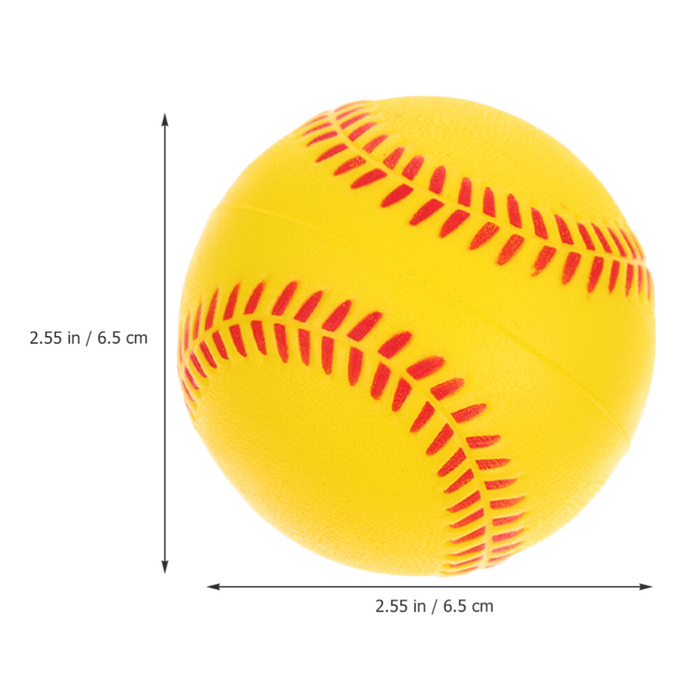 Soft PU Sponge 5 Pack 9 Inch Safety Kid Baseball Base Ball Practice ...