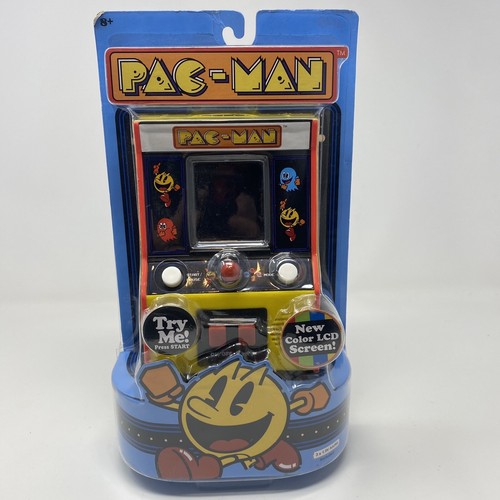 Basic Fun Arcade Classics - Pac-Man Color LCD Retro Mini Arcade Game ...